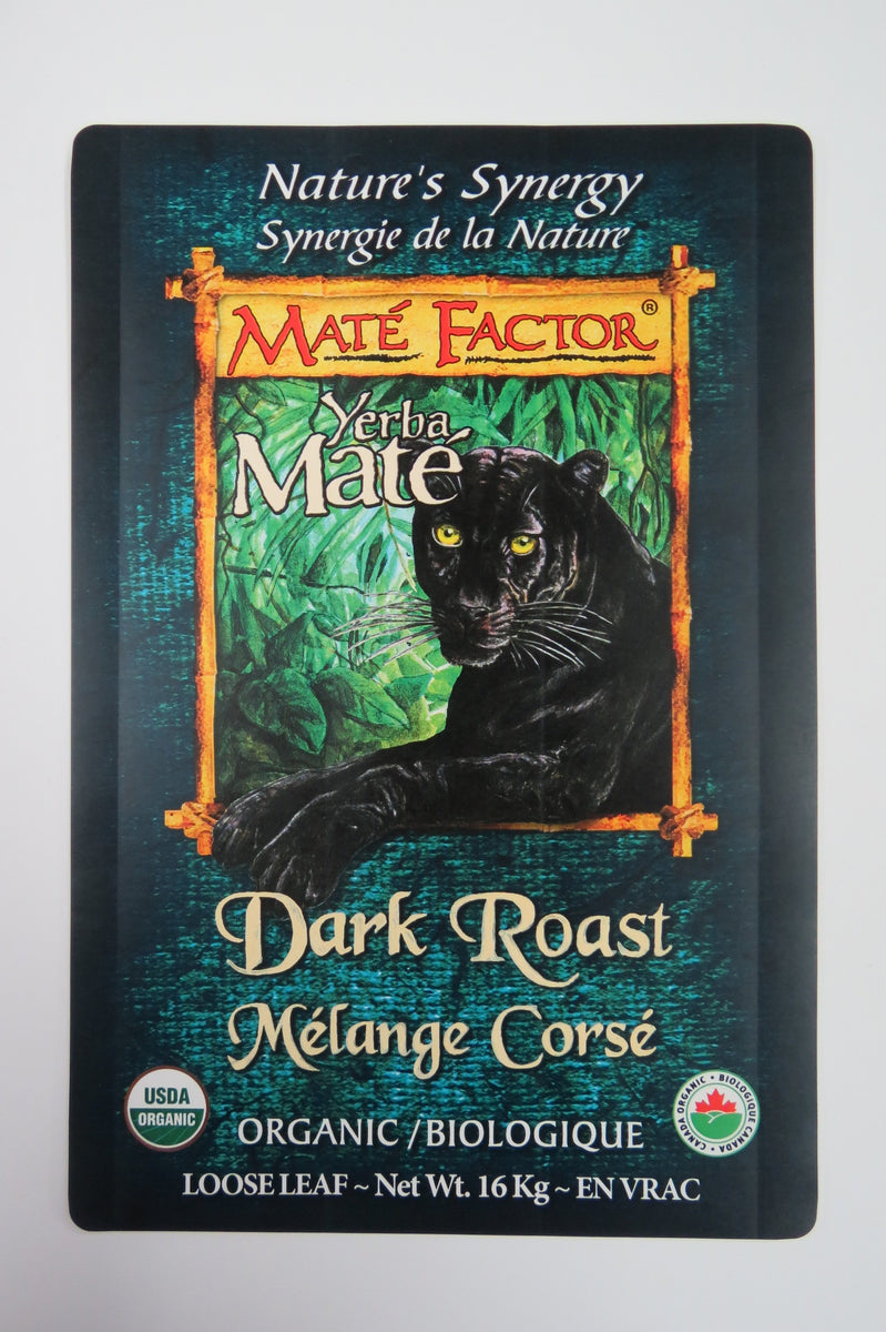 Dark Roast Yerba Maté 16 kg Loose Leaf - Organic – Maté Factor